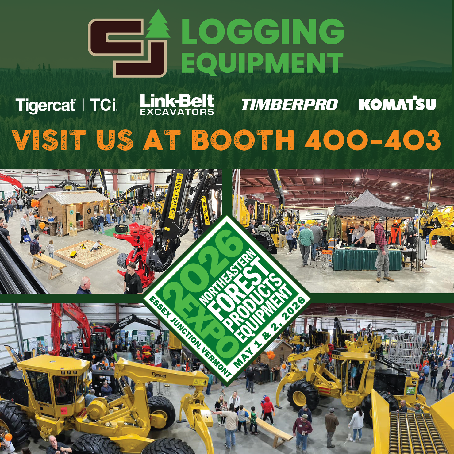 Tigercat Carbonizer 6040 – CJ Logging Equipment