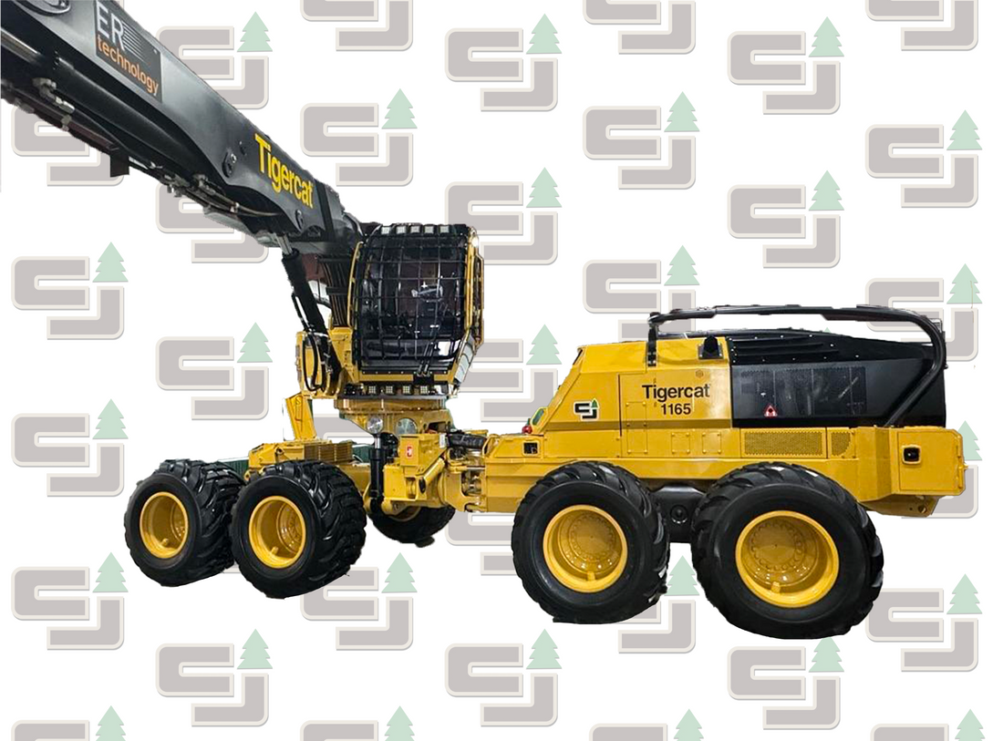 Harvester Tigercat 1165 – CJ Logging Equipment